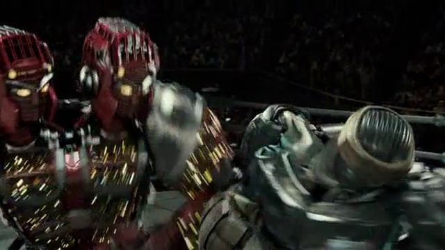 Живая сталь.Первый бой Атома в профессиональной лиге.