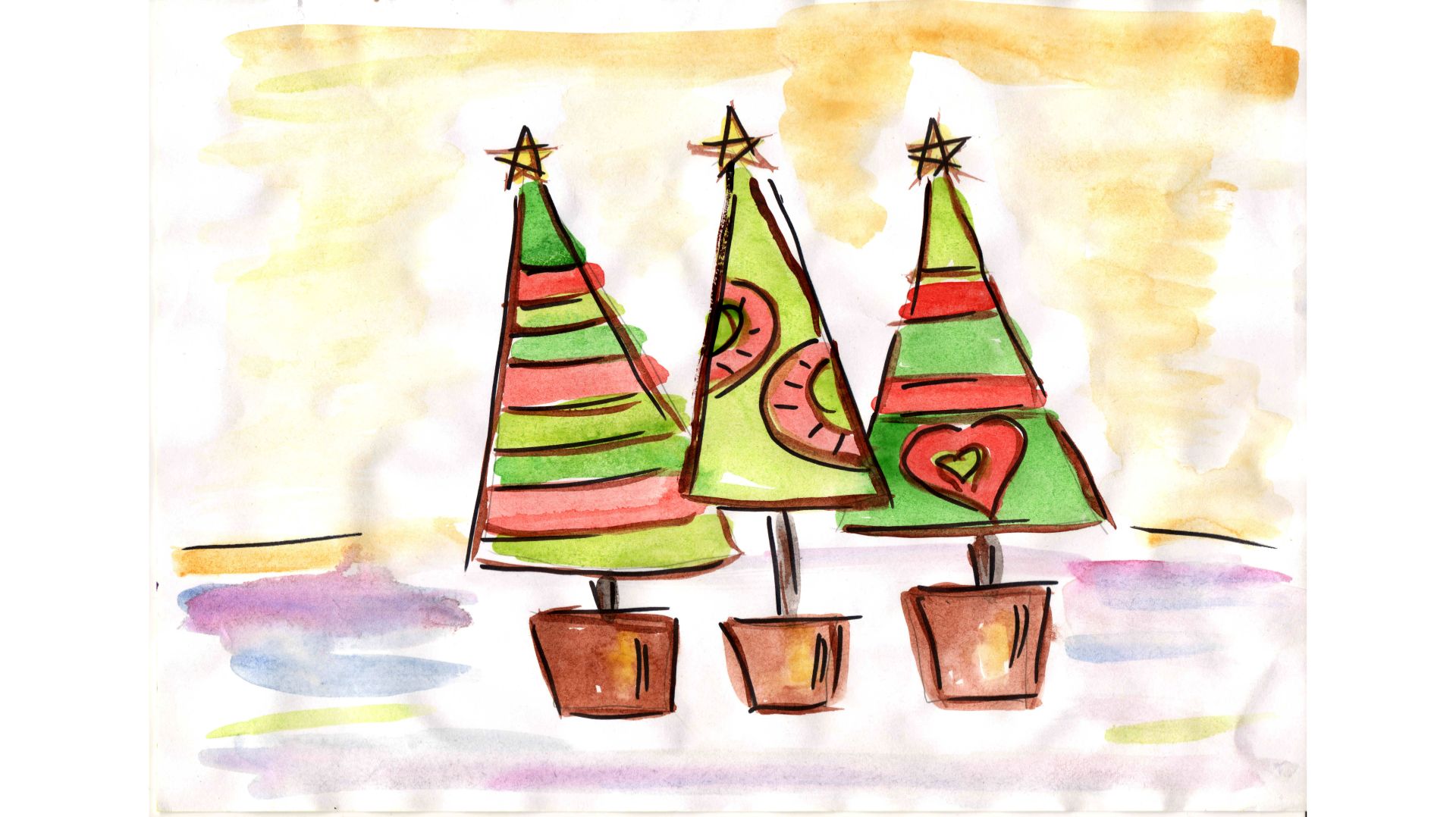 Ёлки - три подружки