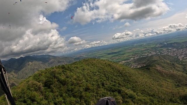 Полеты на параплане,Колумбия,24.01.2026,ч.2