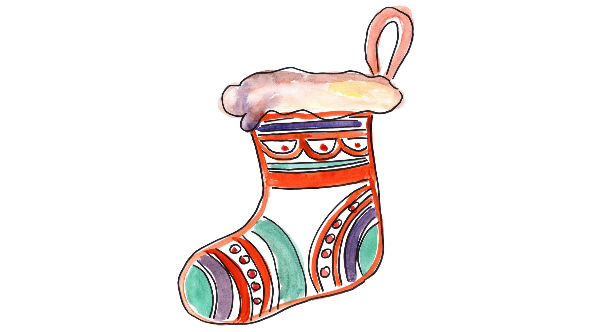 Новогодний чулок (часть 2)