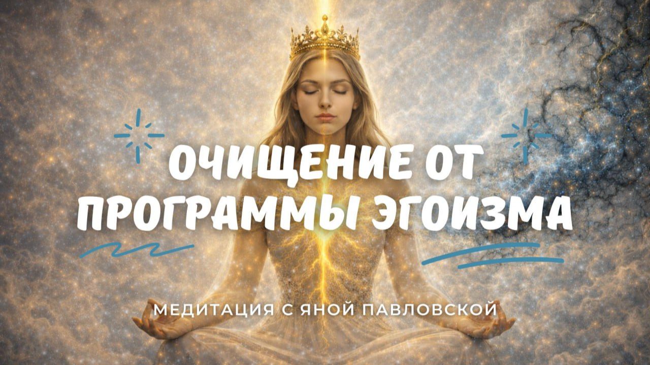 Медитация на очищение от программы эгоизма | Яна Павловская