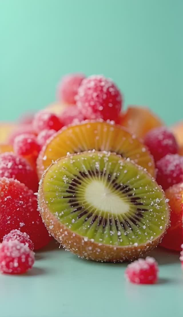 Рыжая девочка и киви