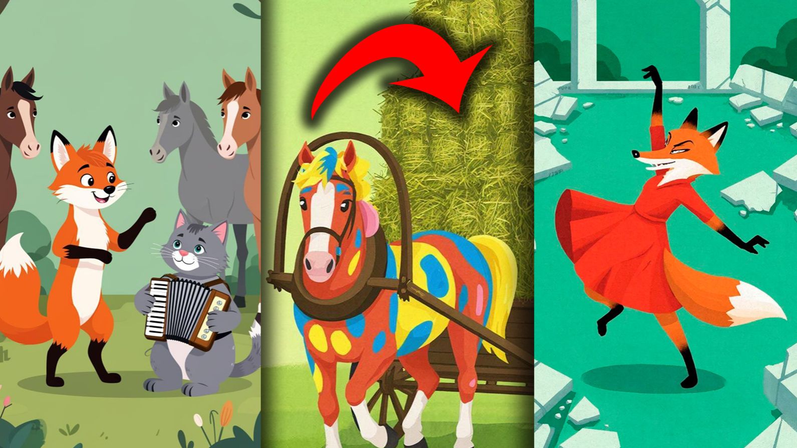 Сказка про лошадь, которая больше всех работала, но так и не стала начальником