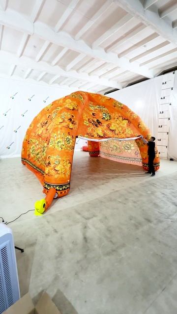 Надувная палатка для оформления Масленицы #shorts