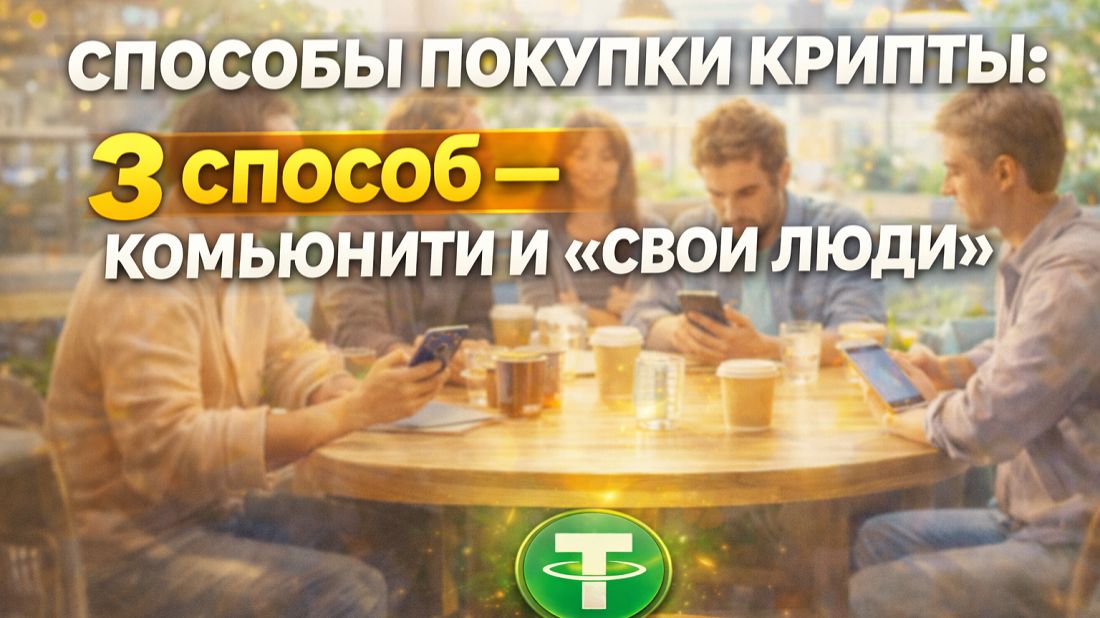 Способы покупки крипты: 3 способ — комьюнити и «свои люди»