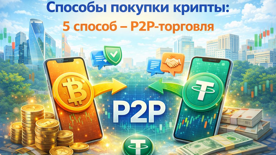 Способы покупки крипты: 5 способ — P2P-торговля