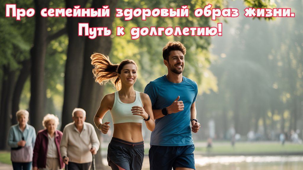 Про семейный здоровый образ жизни. Путь к долголетию! Премьера песни!