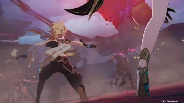 Бой с Дотторе Часть1