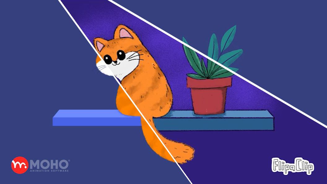 flipaclip vs moho (сравнение покадровой и векторной анимации)