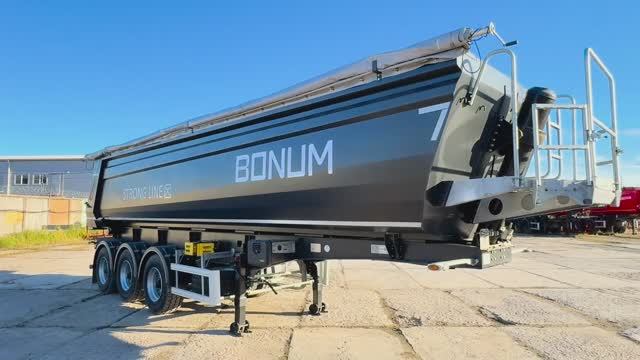 BONUM Strong Line— российский самосвальный полуприцеп с коническим кузовом! Полный обзор!