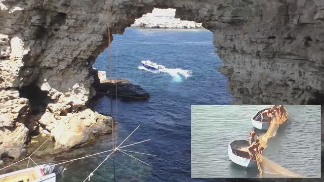 Чудо Крыма. ТАРХАНКУТ. Рыбацкая  стан. Кефаль. Часть 3