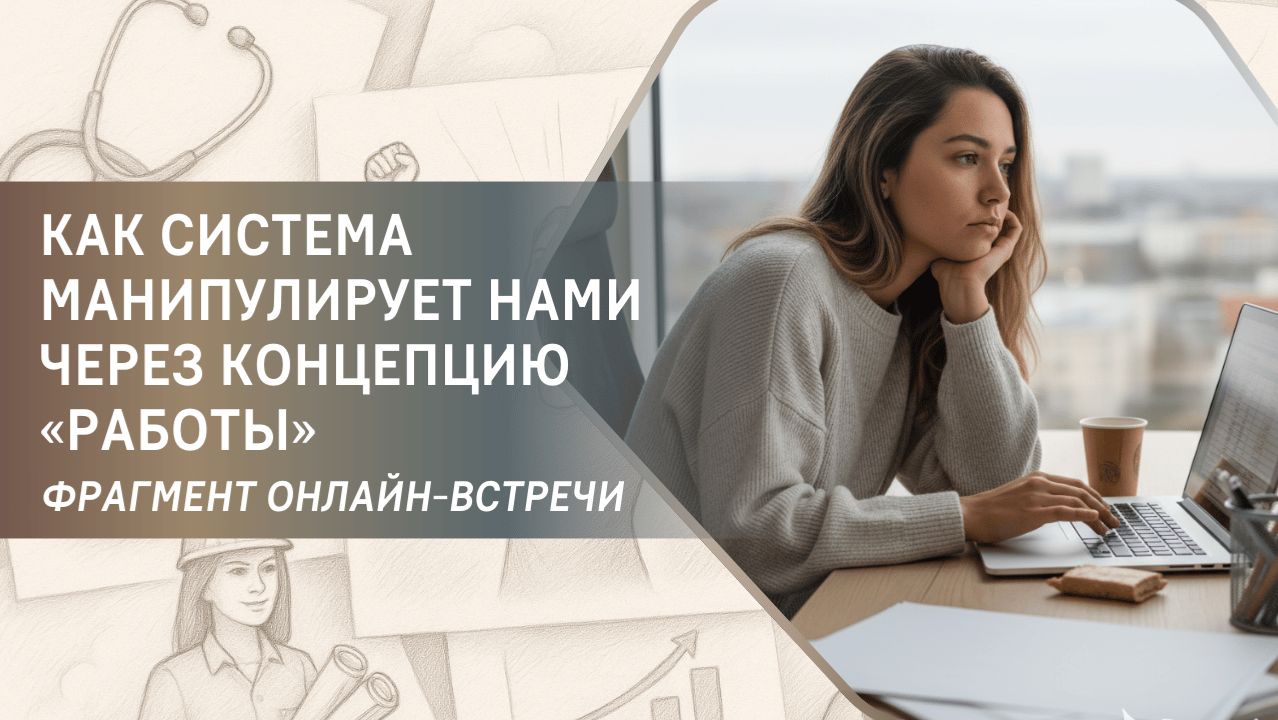 Как Система манипулирует нами через концепцию «работы». Фрагмент вебинара
