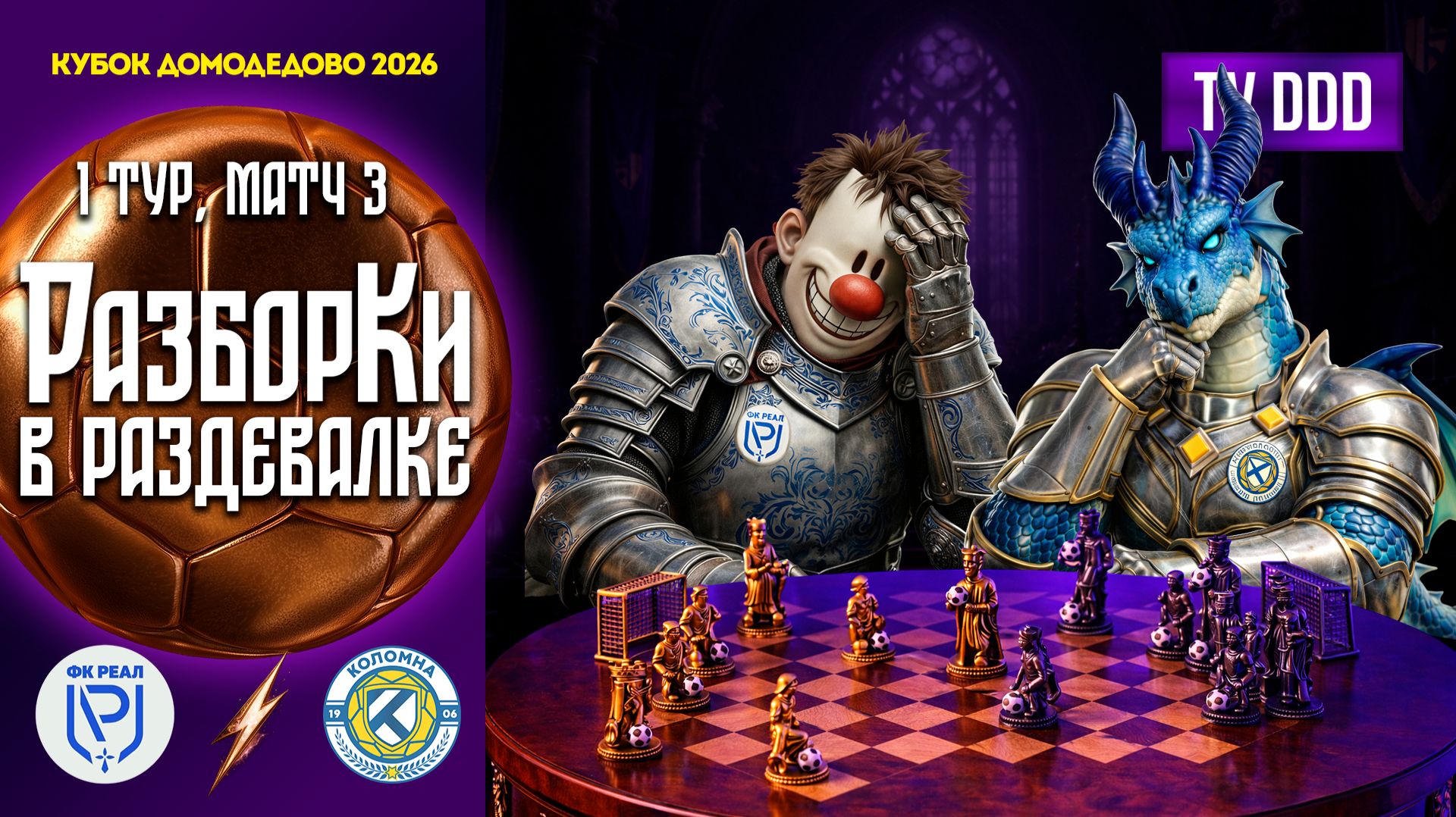 РазборКи в раздевалке | ФК Реал – ФК Коломна | 1 тур