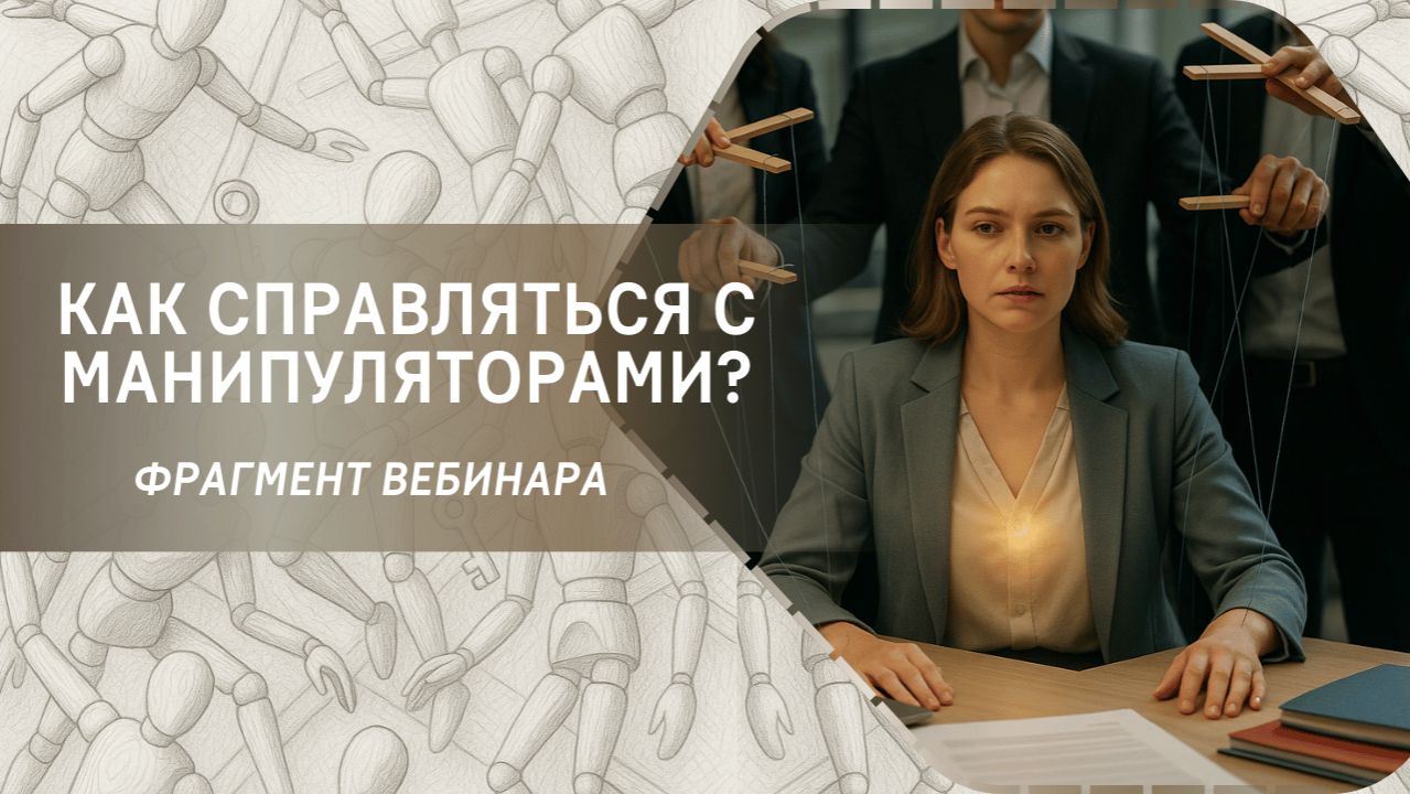 Как справляться с манипуляторами? Фрагмент бесплатного вебинара