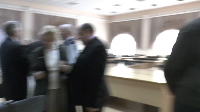 Библиофил. Юбилей А.И. Кондратенко 17.01.2014. После окончания заседания.