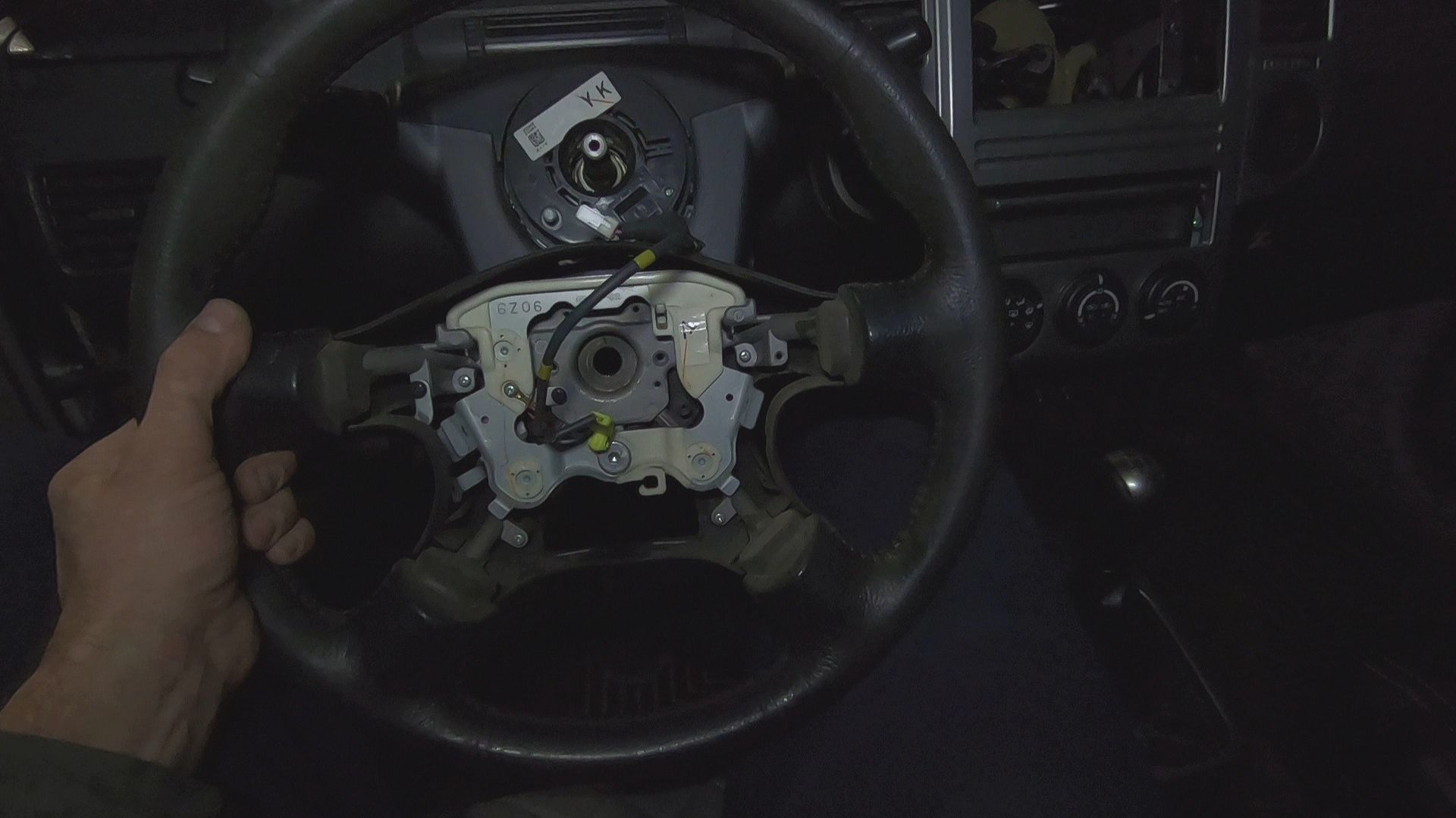 Снятие руля Nissan X-Trail T30