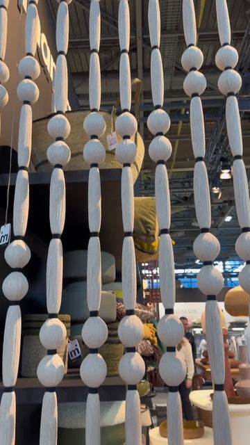 Что можно творить в интерьере из забытого нами макраме. Maison&Objet, Paris