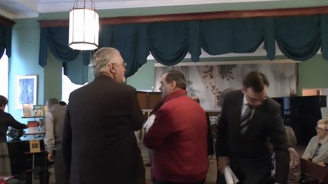 50-летие А.И. Кондратенко в музее И.С. Тургенева. После окончания заседания.