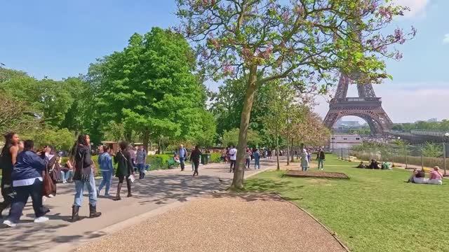 🇫🇷 Париж, Франция - Прогулка по улицам Парижа летом