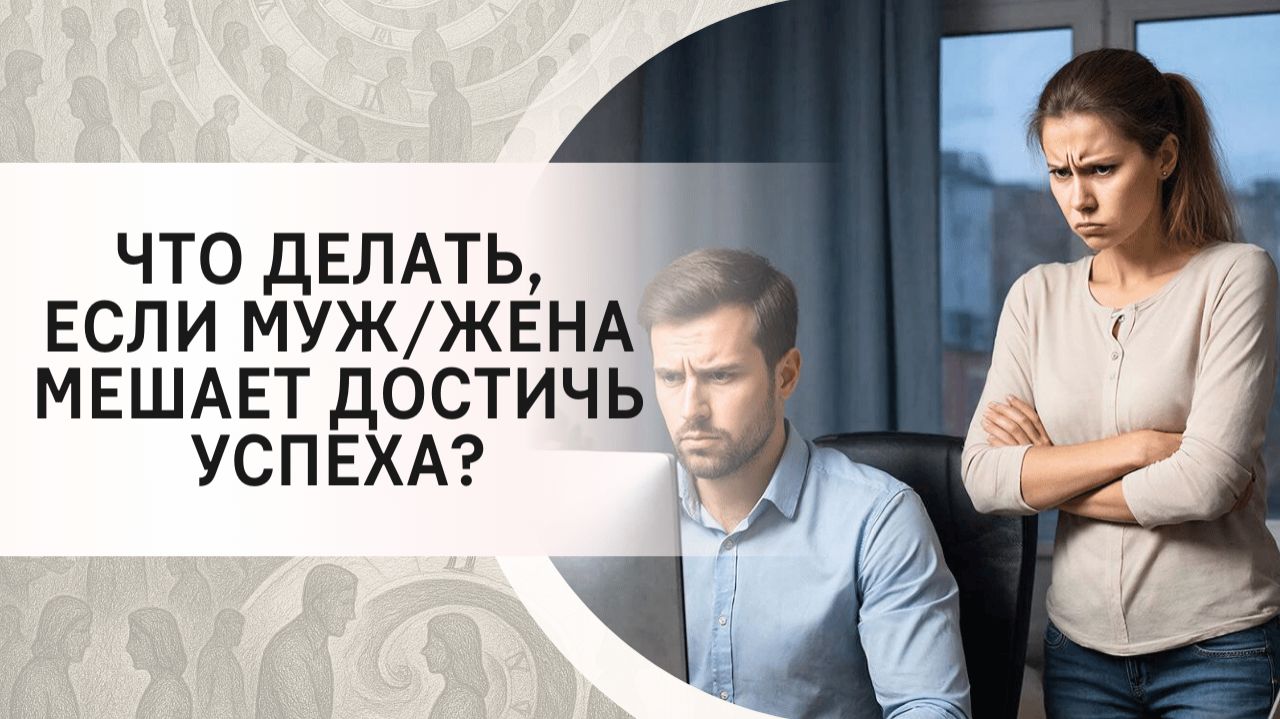Что делать, если муж/жена мешает достичь успеха?