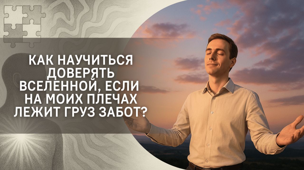 Как научиться доверять Вселенной, если на моих плечах лежит груз забот?