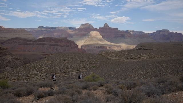 Тихий пеший поход по тропе Гранд-Каньон-Тонто