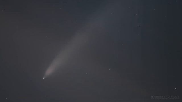 Серебристый Neowise - ТАЙМЛАПС