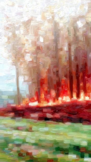 Лесной пожар (картина #1046) / Арт-студия Нормова