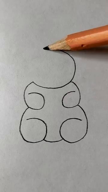 Как нарисовать МИШКУ Супер Легко за 10 сек