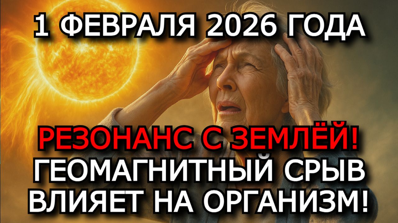 МАГНИТНЫЕ БУРИ 1 ФЕВРАЛЯ 2026 — K-ИНДЕКС ДО 7, УГРОЗА ГЕОШТОРМА