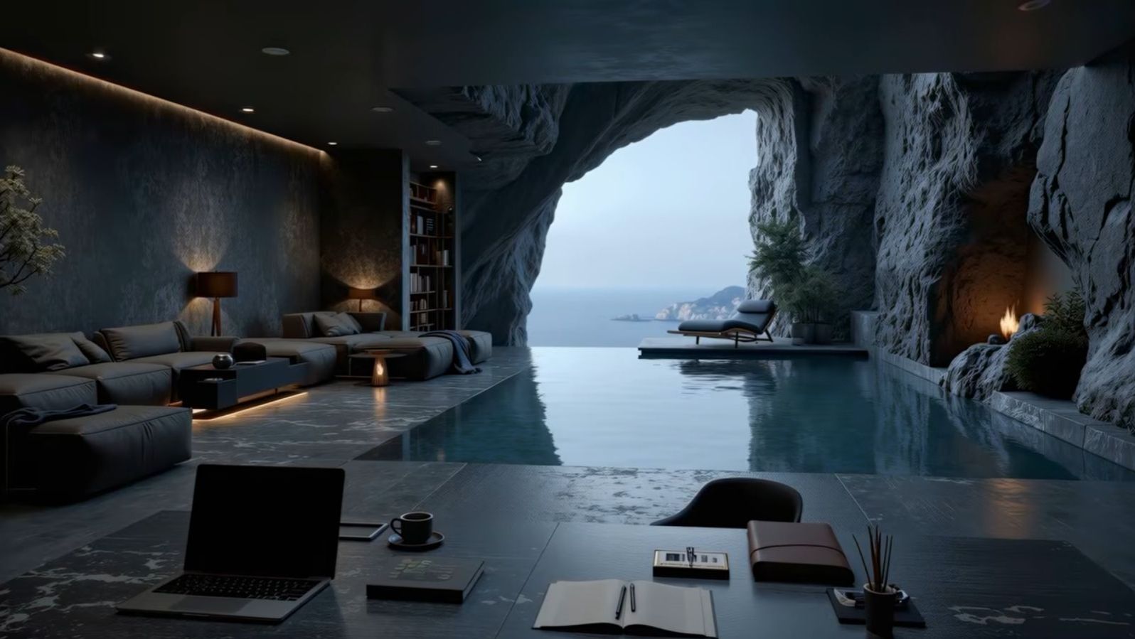 Спокойный Фокус Пещеры для Максимальной Концентрации и Продуктивности