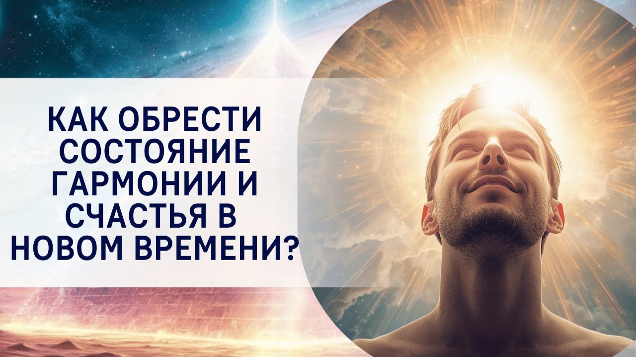 Как обрести состояние гармонии и счастья в Новом Времени?