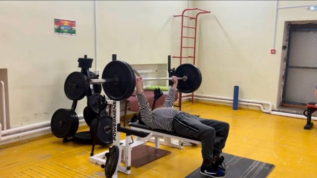 Жим в касание