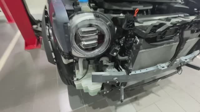 HAVAL Dargo установка сетки в бампер + звуковой сигнал.