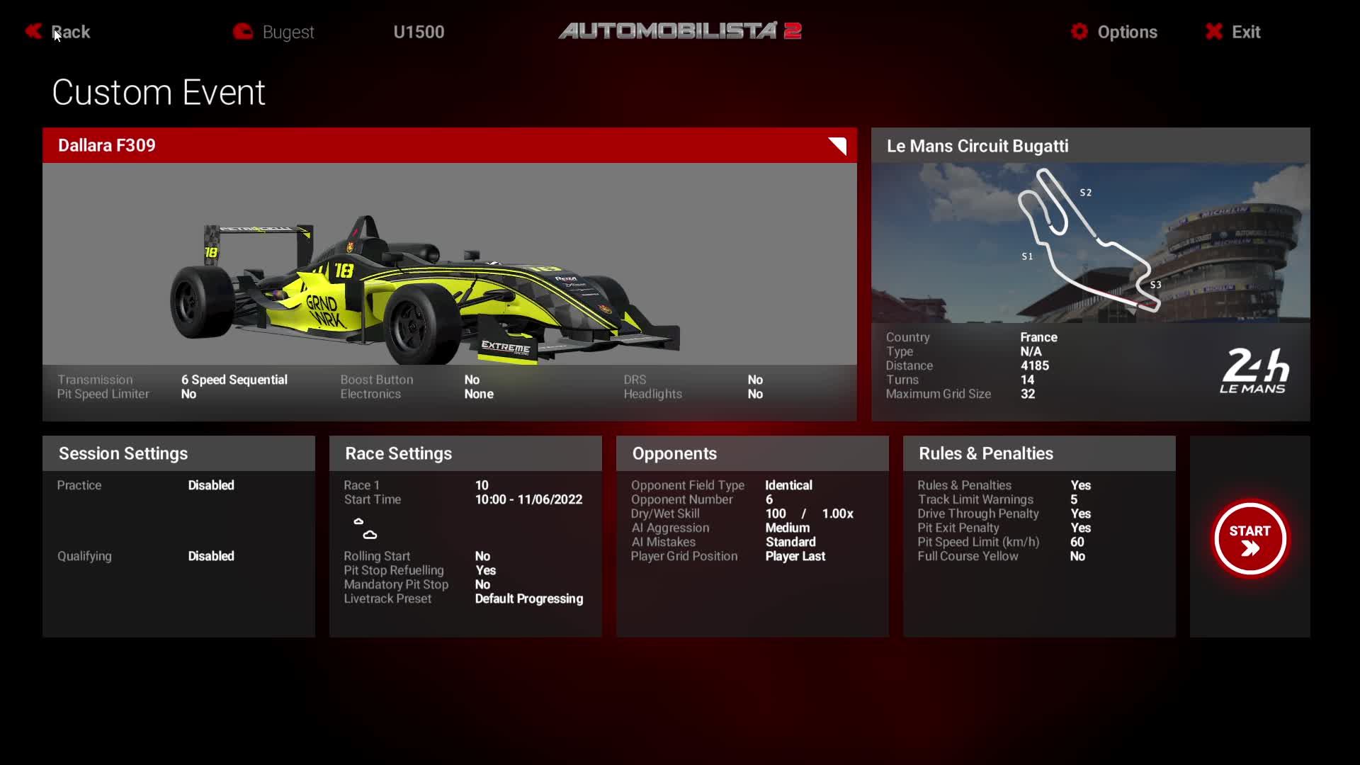 Automobilista 2. Онлайн гонка в LFM #3