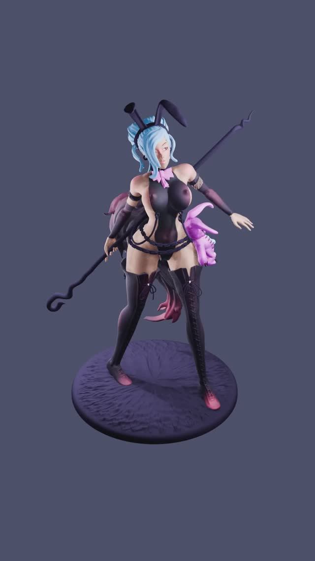 Моделька крольчихи