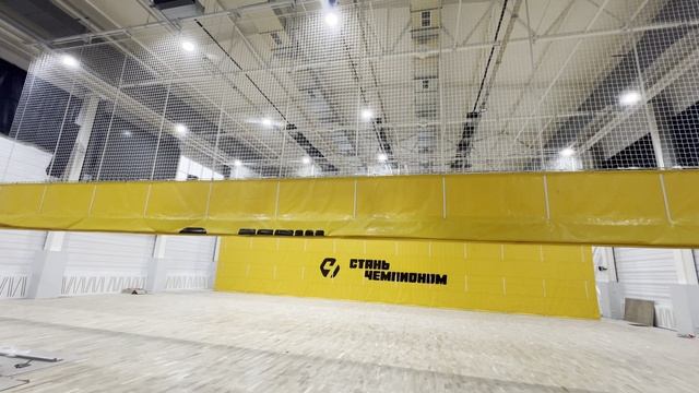 Система деления зала с электроприводом, Спорткомплекс в Геленджике