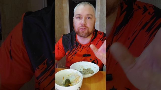 Не пью 10 день. Ответы на вопросы. Мукбанг, печень говяжья с гречкой, капустой и огурцами.