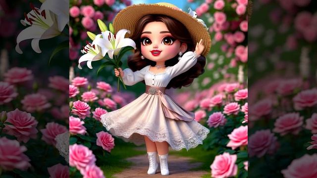 Три лилии...Судьба твоя... Музыкальная открытка