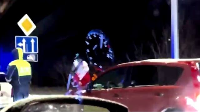 Сильная авария на объездной в Омске