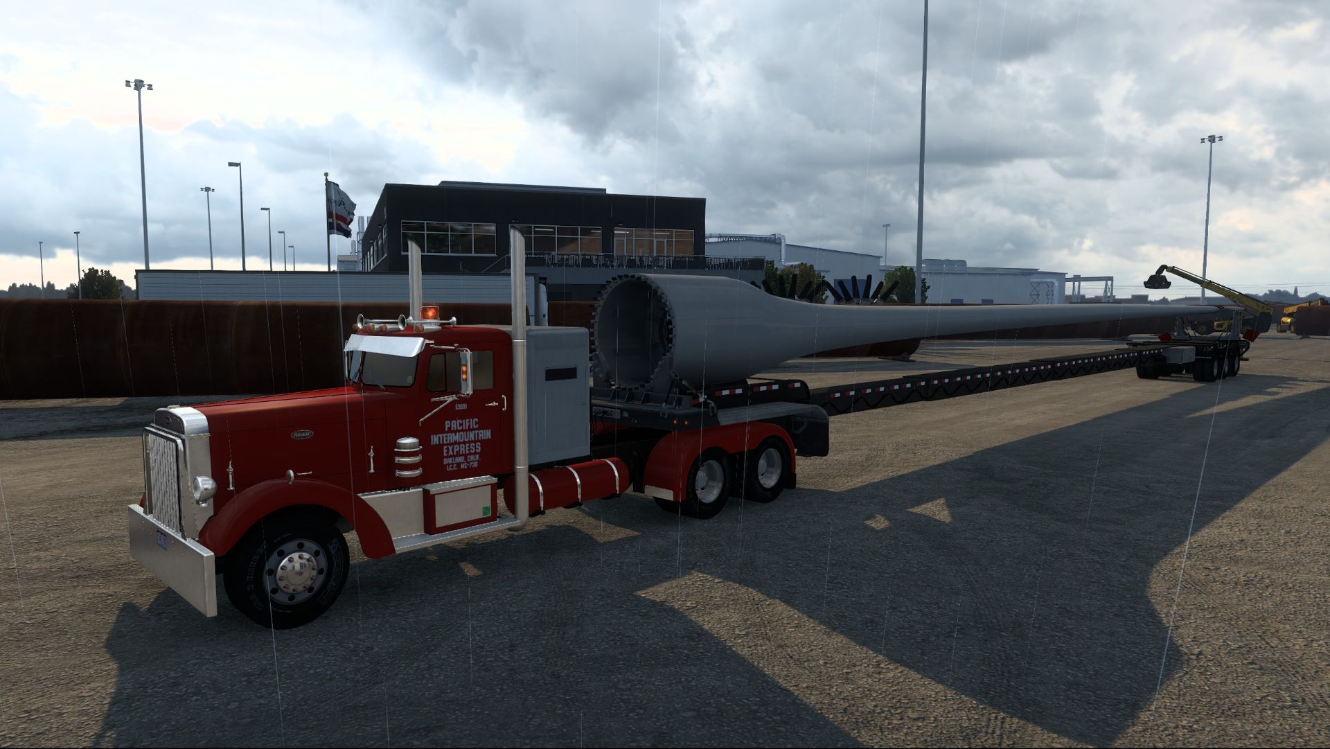 ATS везу лопасть ветрогенератора 39.5 метров длинной!