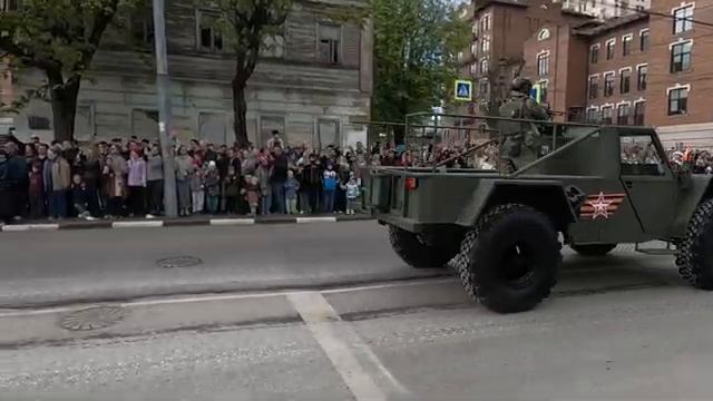 Парад на 9 мая 2025 года в городе Тула (проезд боевой техники)
