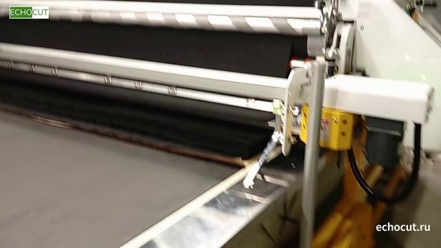 Тестирование настила экокожи и плотных материалов на ECHOCUT