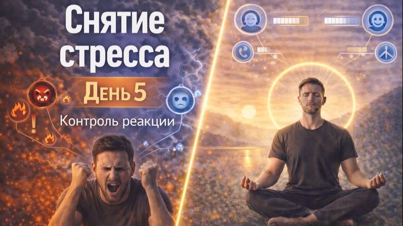 Медитация для снятия стресса. 5 день: Контроль реакции