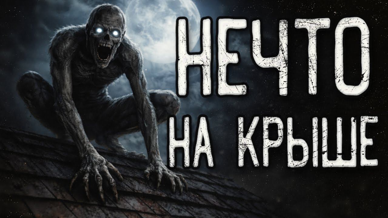НЕЧТО НА КРЫШЕ. Страшные истории на ночь. Страшилки на ночь. Ужасы ️ Мистика | Хоррор