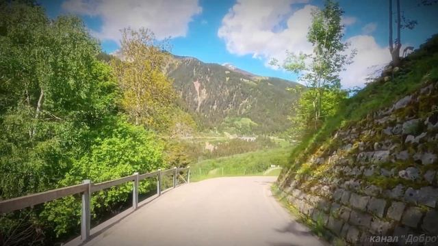 Швейцарские деревни, Езда под спокойную музыку, 4K