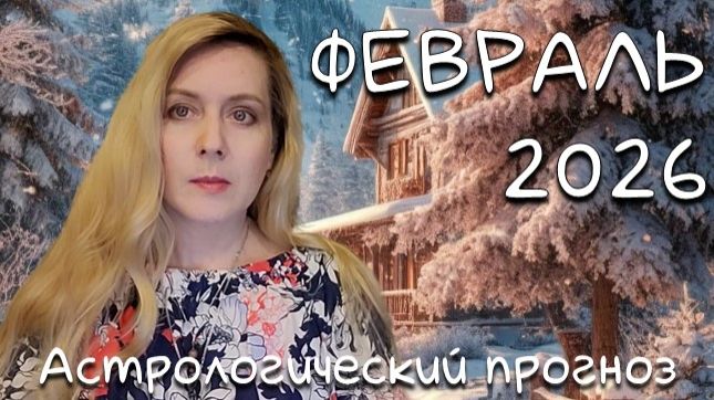 Гороскоп на ФЕВРАЛЬ 2026/астрологический прогноз Валерии Лавандовой. Здоровье, риски, работа, любовь