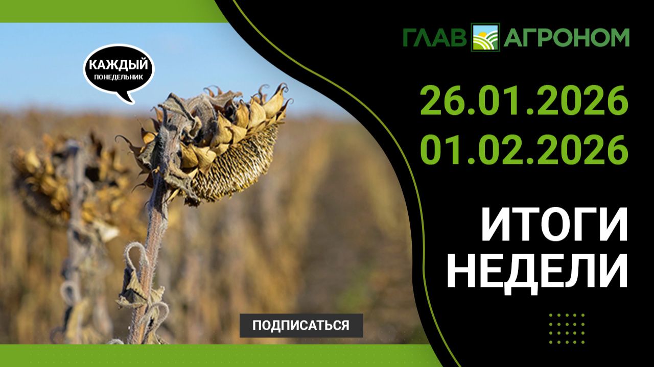 Итоги недели с ГлавАгроном. 26.01.2026 - 01.02.2026