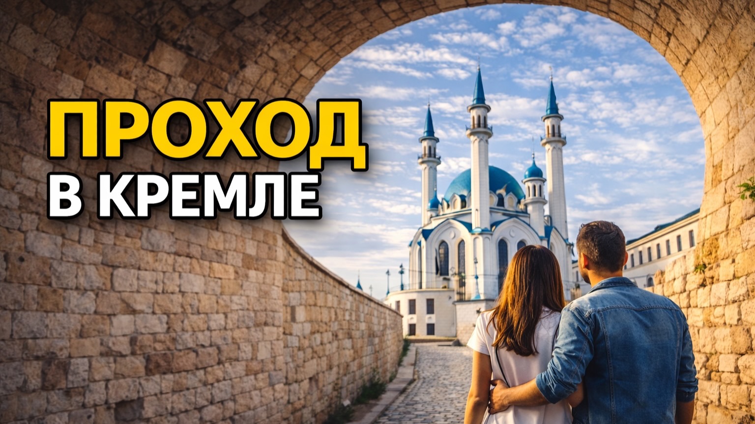 Проход в Казанском Кремле, который ведёт к Кул-Шарифу