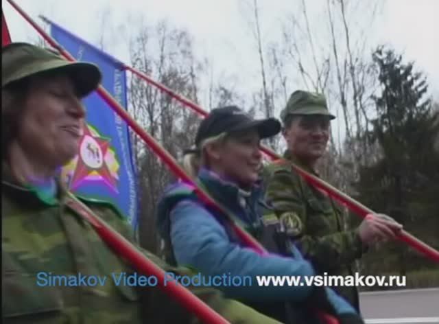 Специальный репортаж о социальной акции "Марш-поход бездомных офицеров"